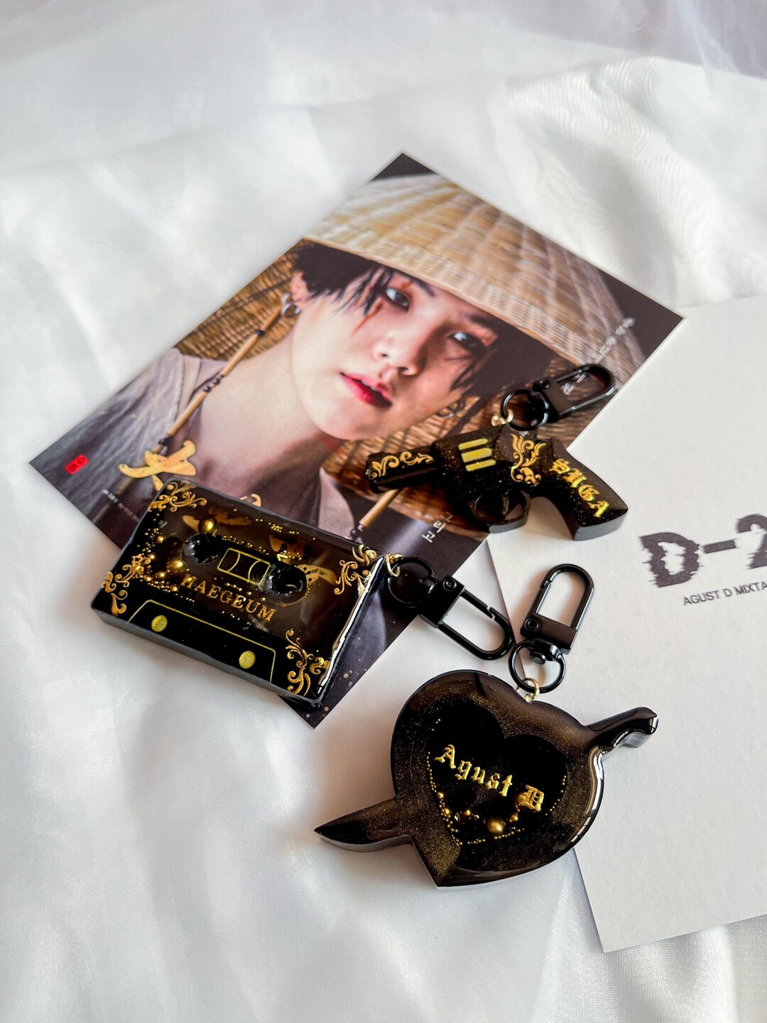 Agust D D-DAY Resin Keychain, Agust D Haegeum, Suga Keychain, Yoongi ...