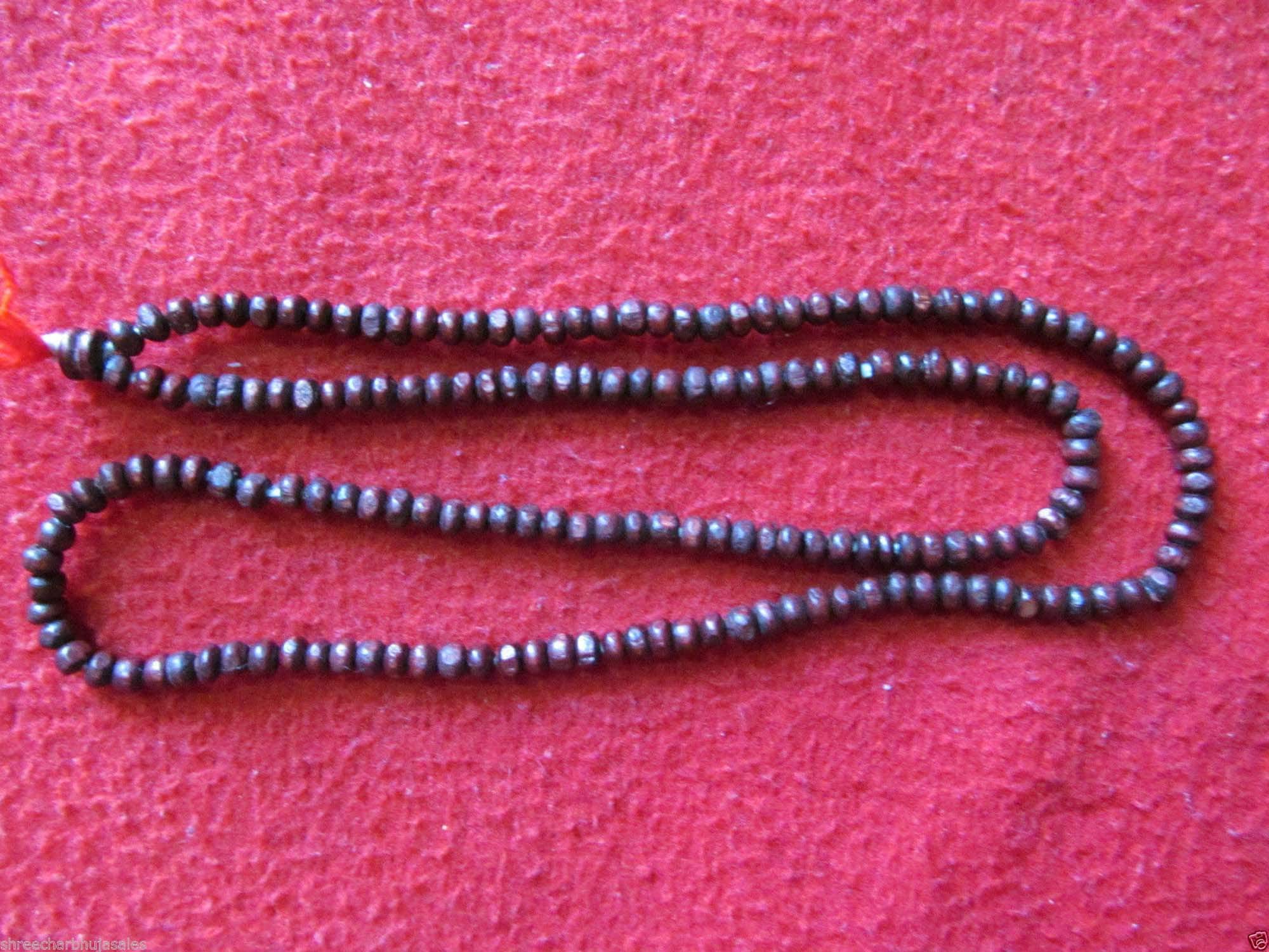 Red Tulsi 108 Beads Mala Jaap Hindu Prayer Garlands Free Shipping - Etsy