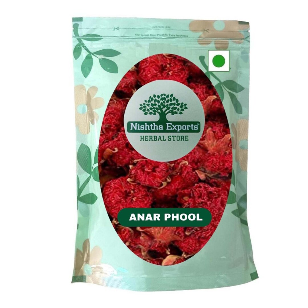 Anaar Phool-pomegranate Peel-raw Herbs-anar Flower-jadi Booti-single ...