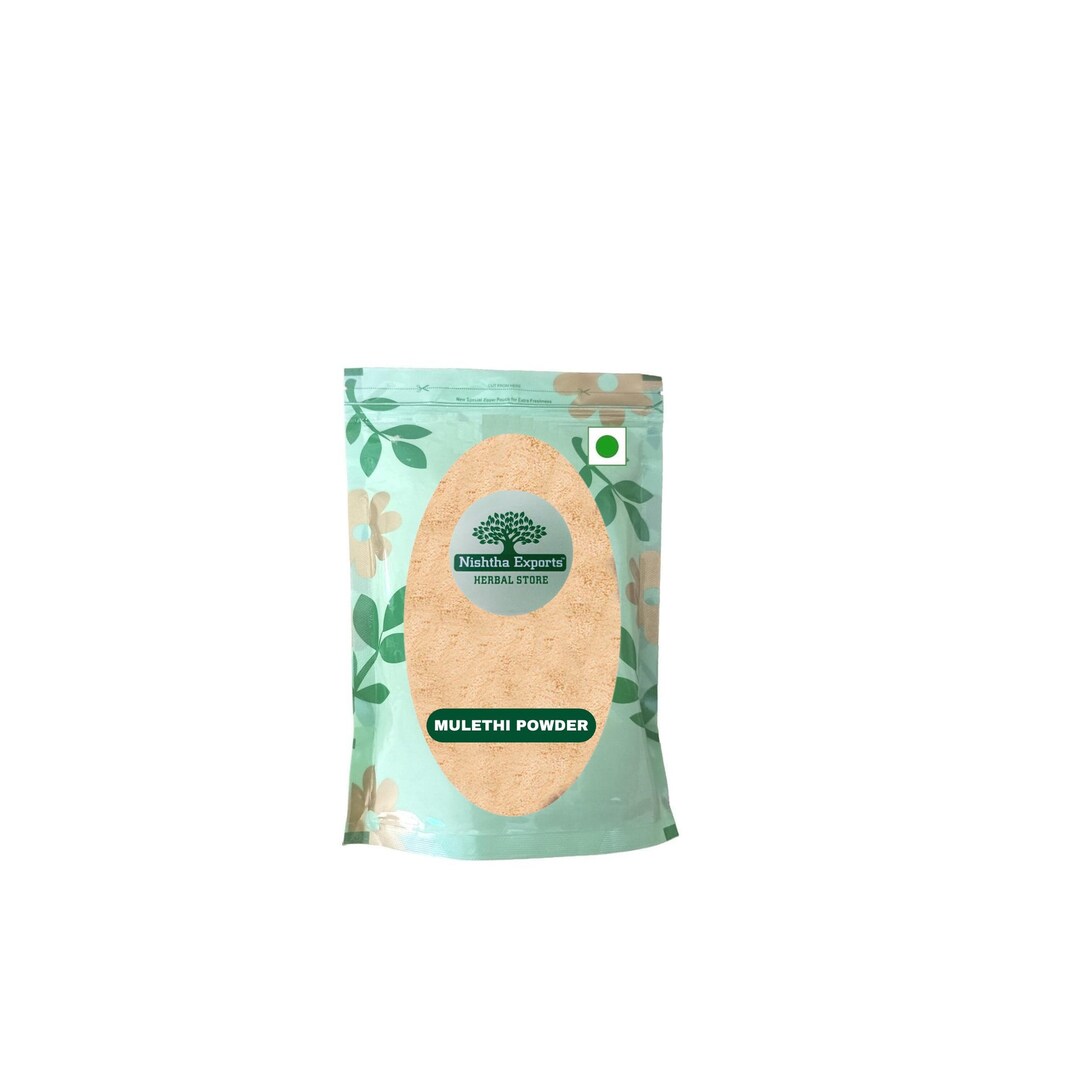 Mulethi Root Powder-glycyrrhiza Glabra-raw Herbs-yashtimadhu-jadi Booti ...