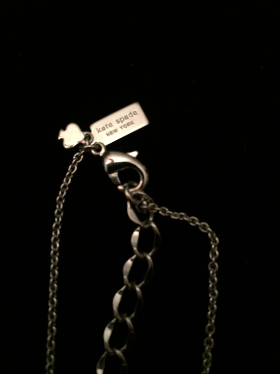 Classic Kate Spade Silver Scatter Square Spades long … - Gem