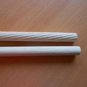 Smooth round sticks wooden rods for handwork handmade dowel | Etsy