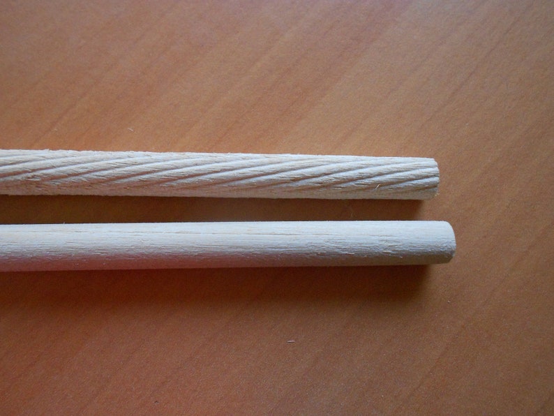 Smooth round sticks wooden rods for handwork handmade dowel | Etsy