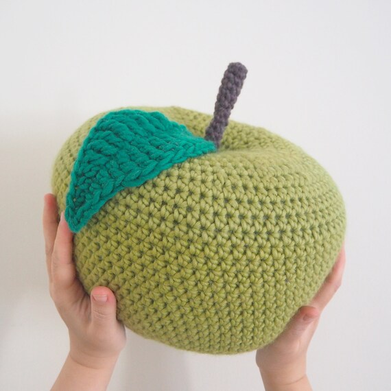 Apple Crochet Pattern Crochet Pattern PDF DIY Cushion | Etsy