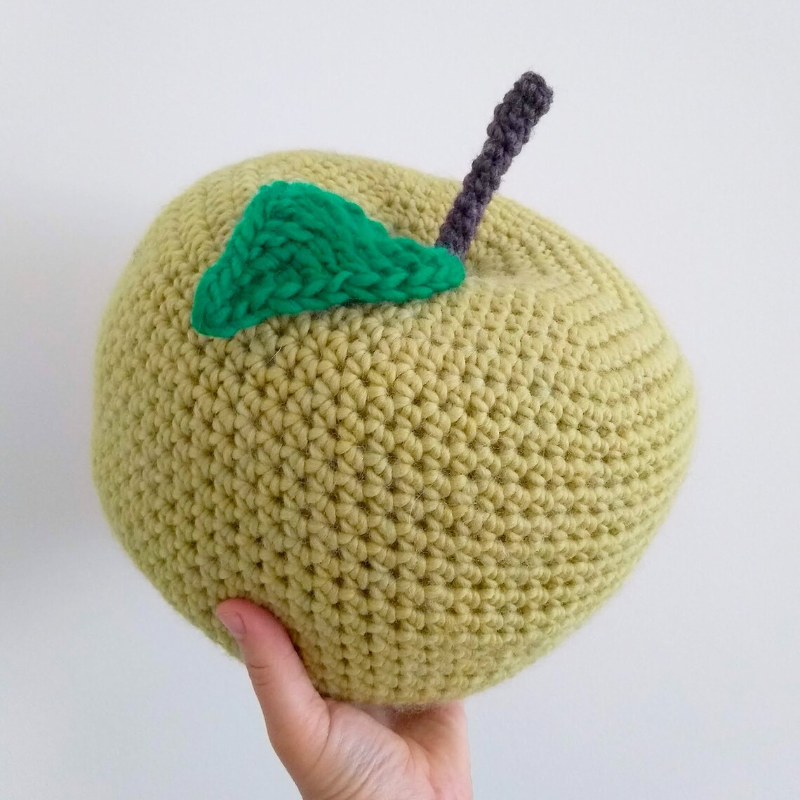 Apple Crochet Pattern Crochet Pattern PDF DIY Cushion - Etsy UK