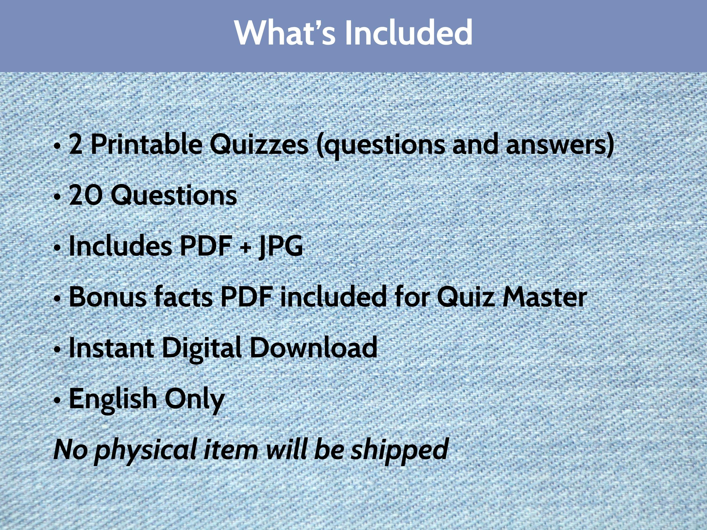 Printable USA Quiz Bundle: Culture Pair Duo | Famous Quotes American ...