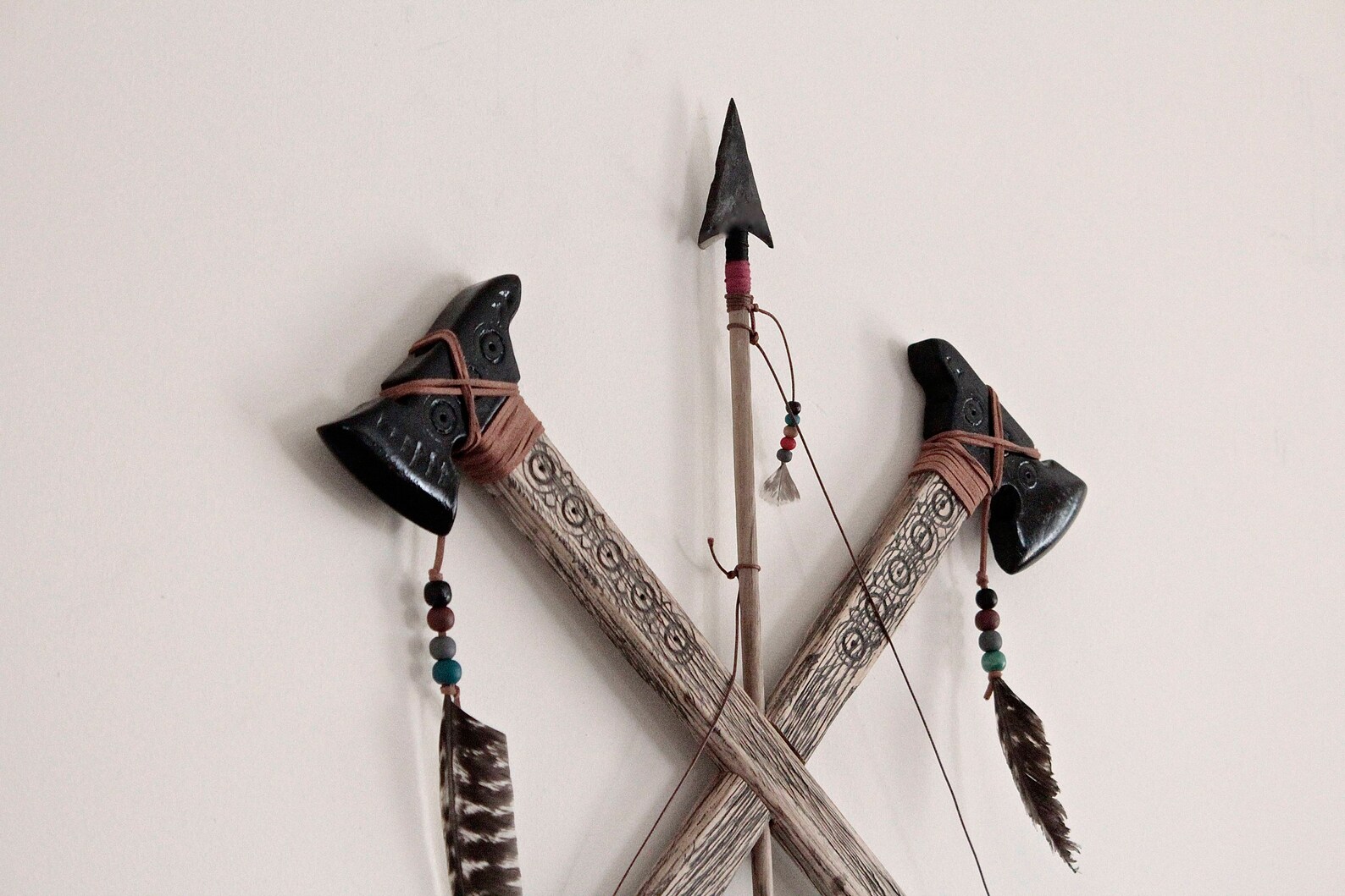 Tomahawks arrow wall decor western wall art entryway decor | Etsy