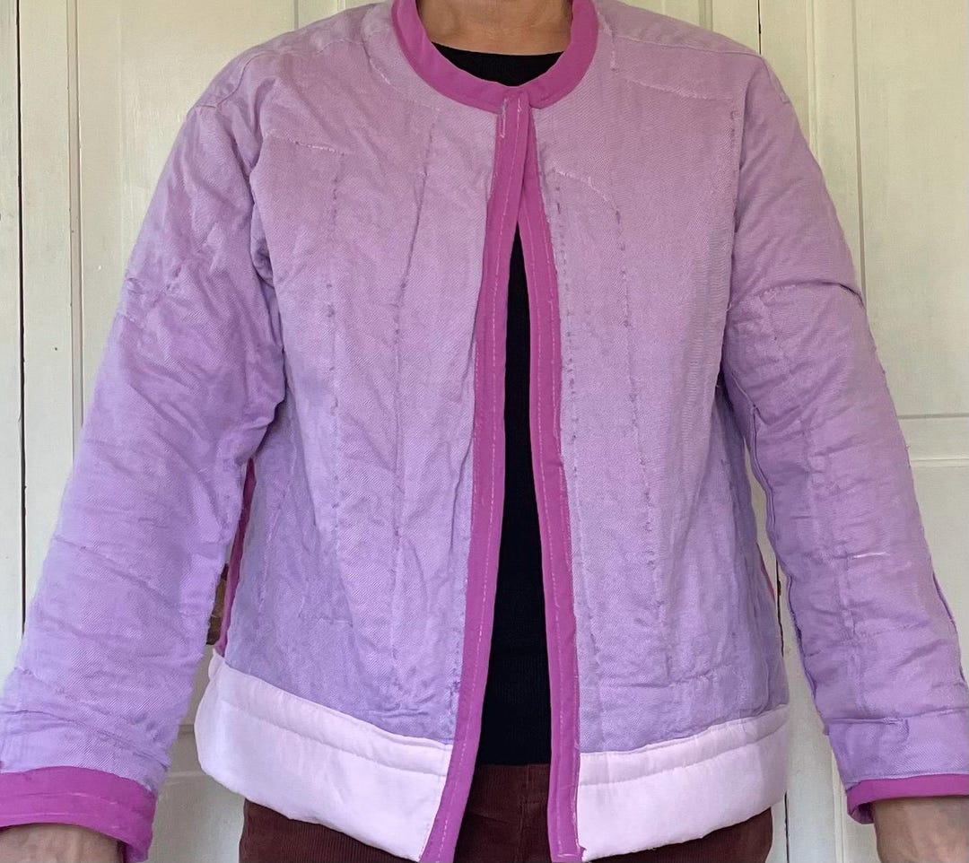 Pastel Quilted Jacket From High End Menswear Cotton Shirts. Unique ...