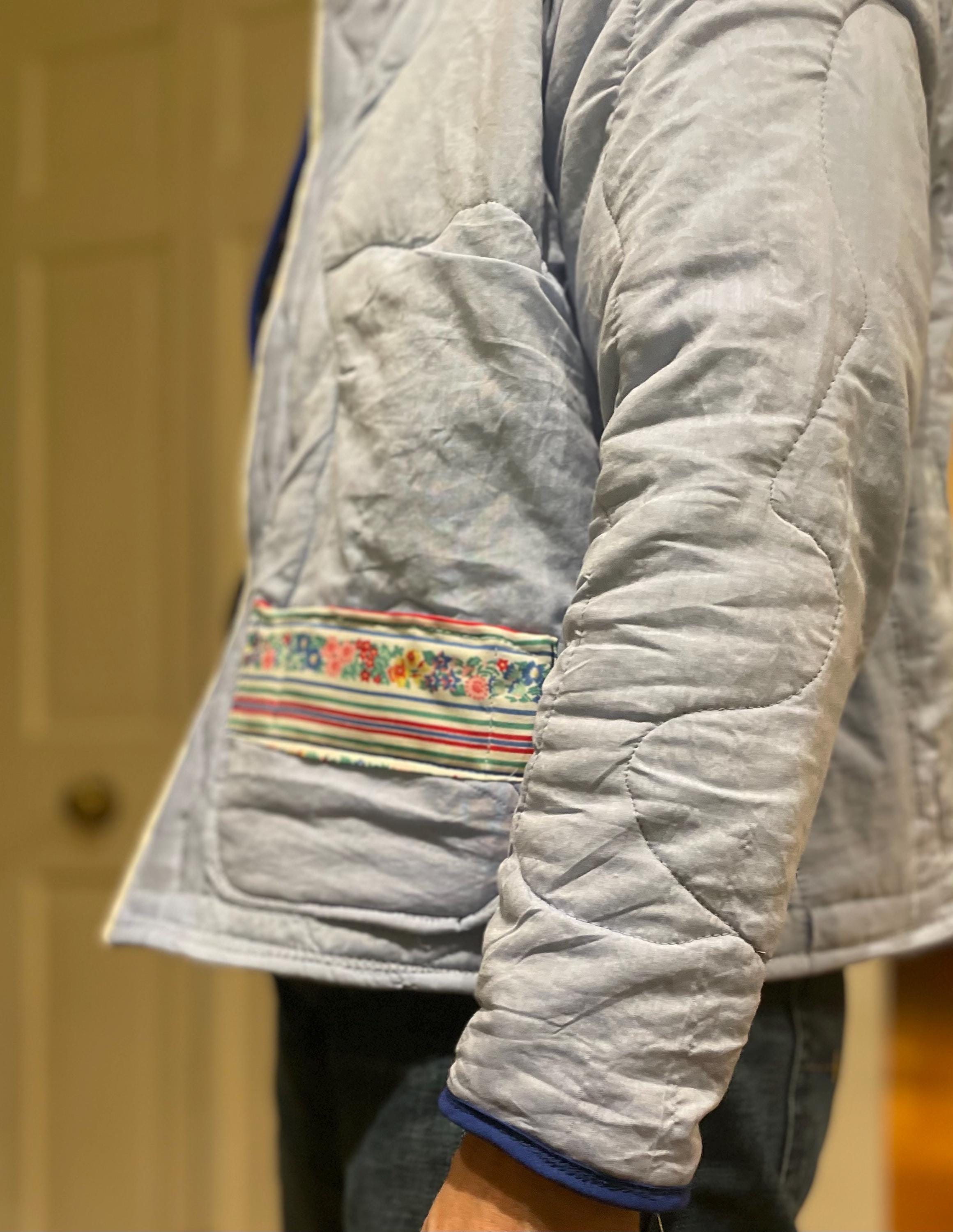 Pastel Quilted Jacket From High End Menswear Cotton Shirts. Unique ...