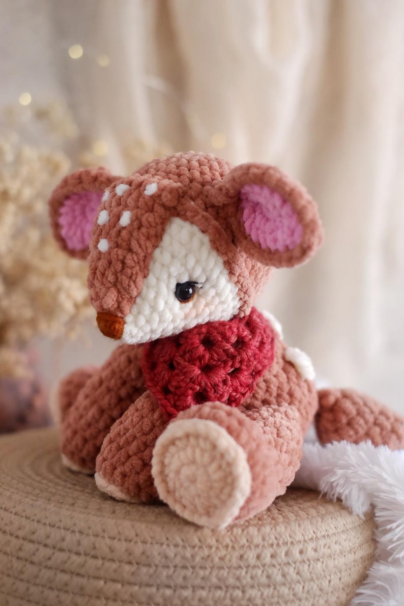 Crochet Deer Pattern: Renee the Fawn Plush Pattern (english PDF ...