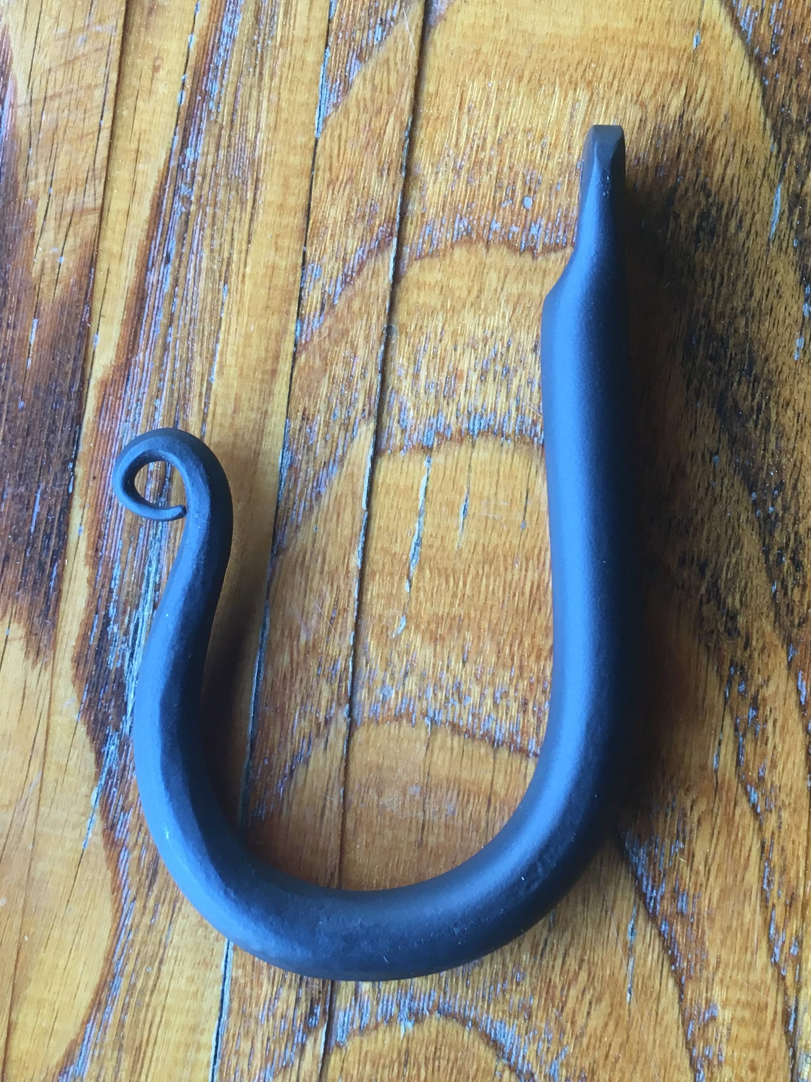 Blacksmith Forged Hook, J Hook, Barn Hook, Pot Hook, Plant Hook - Etsy