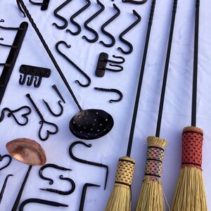 Key Hook Rack, Key Hooks, Blacksmith Made, Hand Forged - Etsy