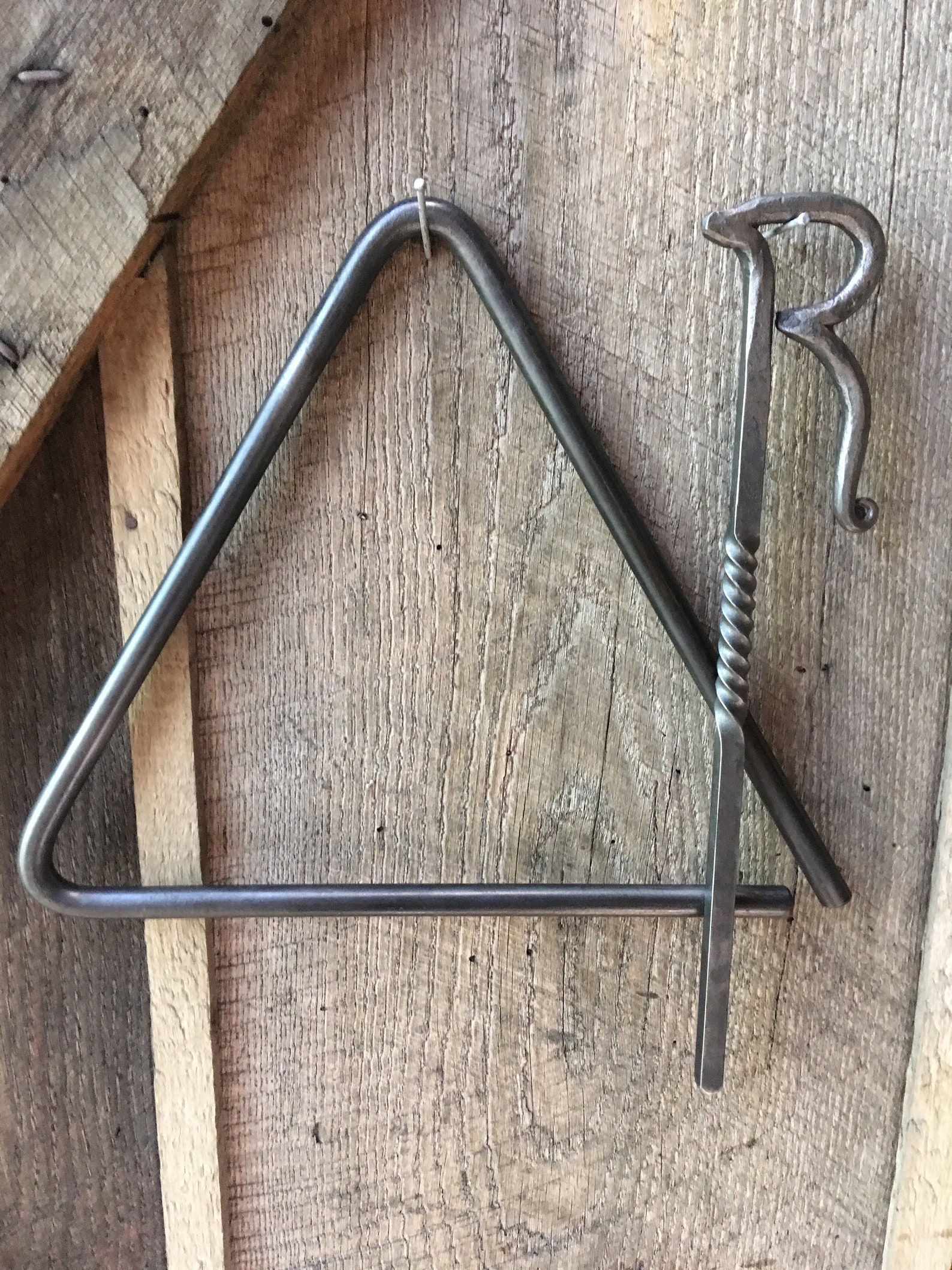 Dinner Triangle, Dinner Bell With Personalized Clanger - Etsy