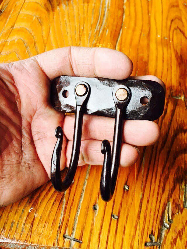 Key Hook Rack Key Hooks Blacksmith Made Hand Forged - Etsy