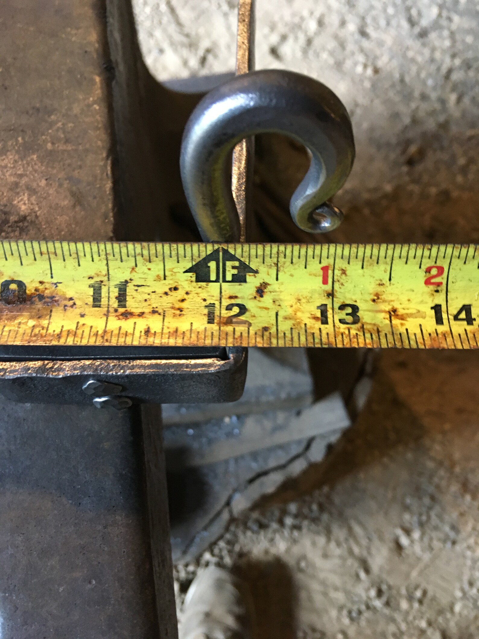 Small Pot Rack Blacksmith Made Kitchen Rack With 10 Sliding - Etsy