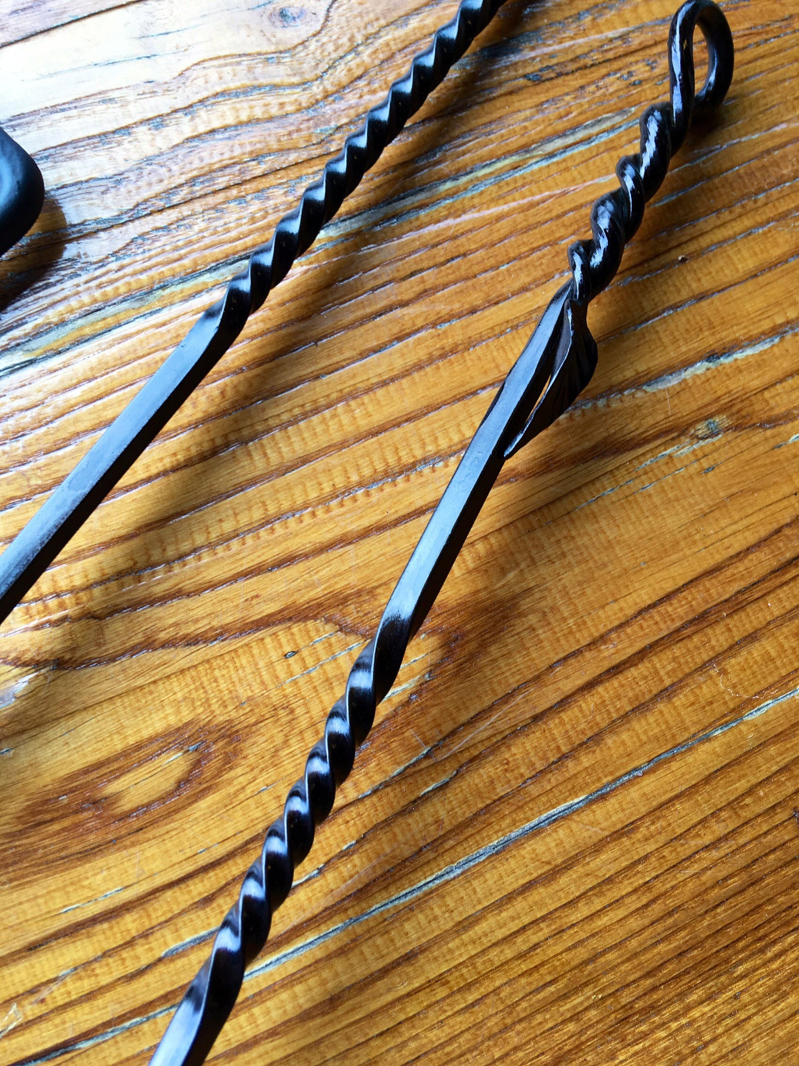 Grill Tool - Steak Turner, Meat Turner Blacksmith Made, Leaf Twist - Etsy