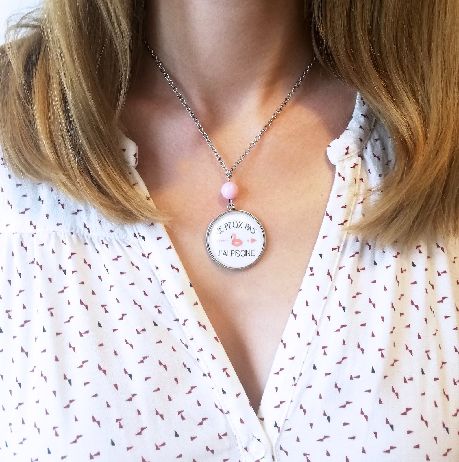 Fun and Quirky Necklace Funny Quote Pendant I Can't Have - Etsy