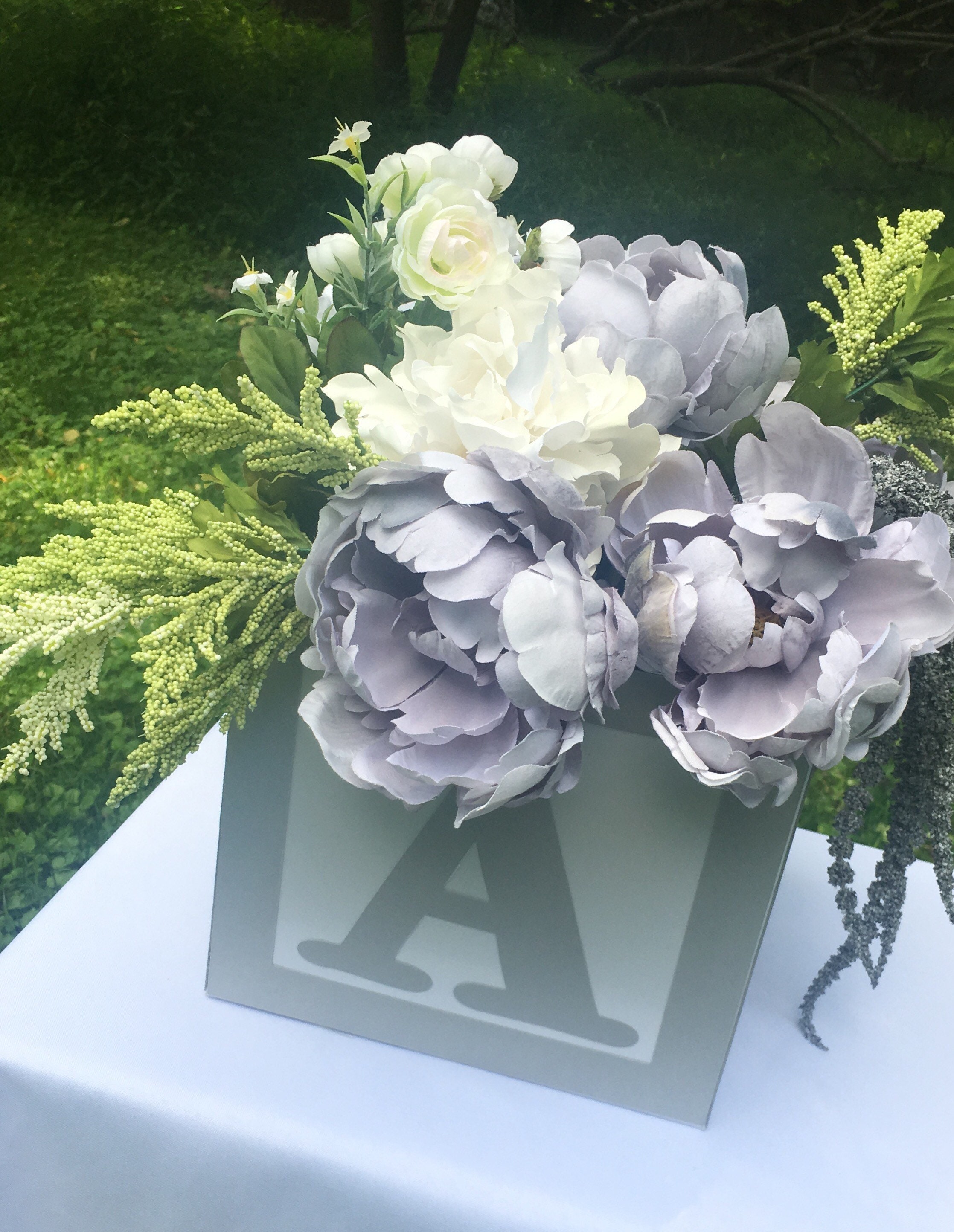 Baby Shower Centerpieces/baby Block Centerpieces/gender - Etsy