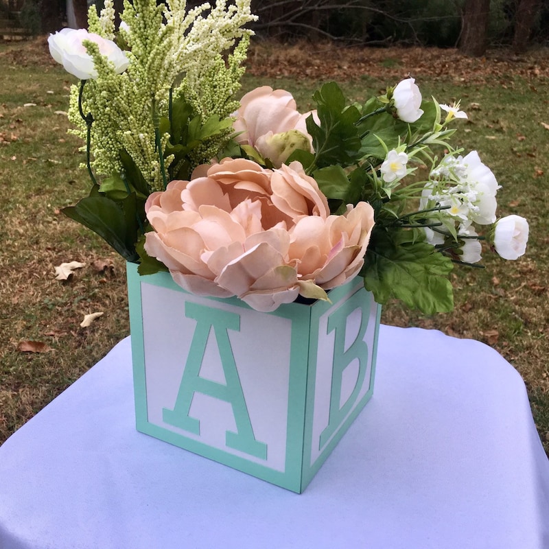 Block Centerpiece - Etsy