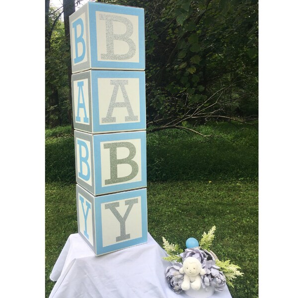 Blue Baby Block - Etsy