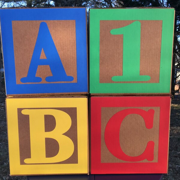 Giant Abc Blocks - Etsy