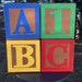 Large ABC Blocks , Birthday Blocks, Party Decorations Birthday Party ...