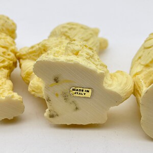 A Santini Resin Animal Figurines - Rabbit Lamb Cockatoo Made in Italy ...