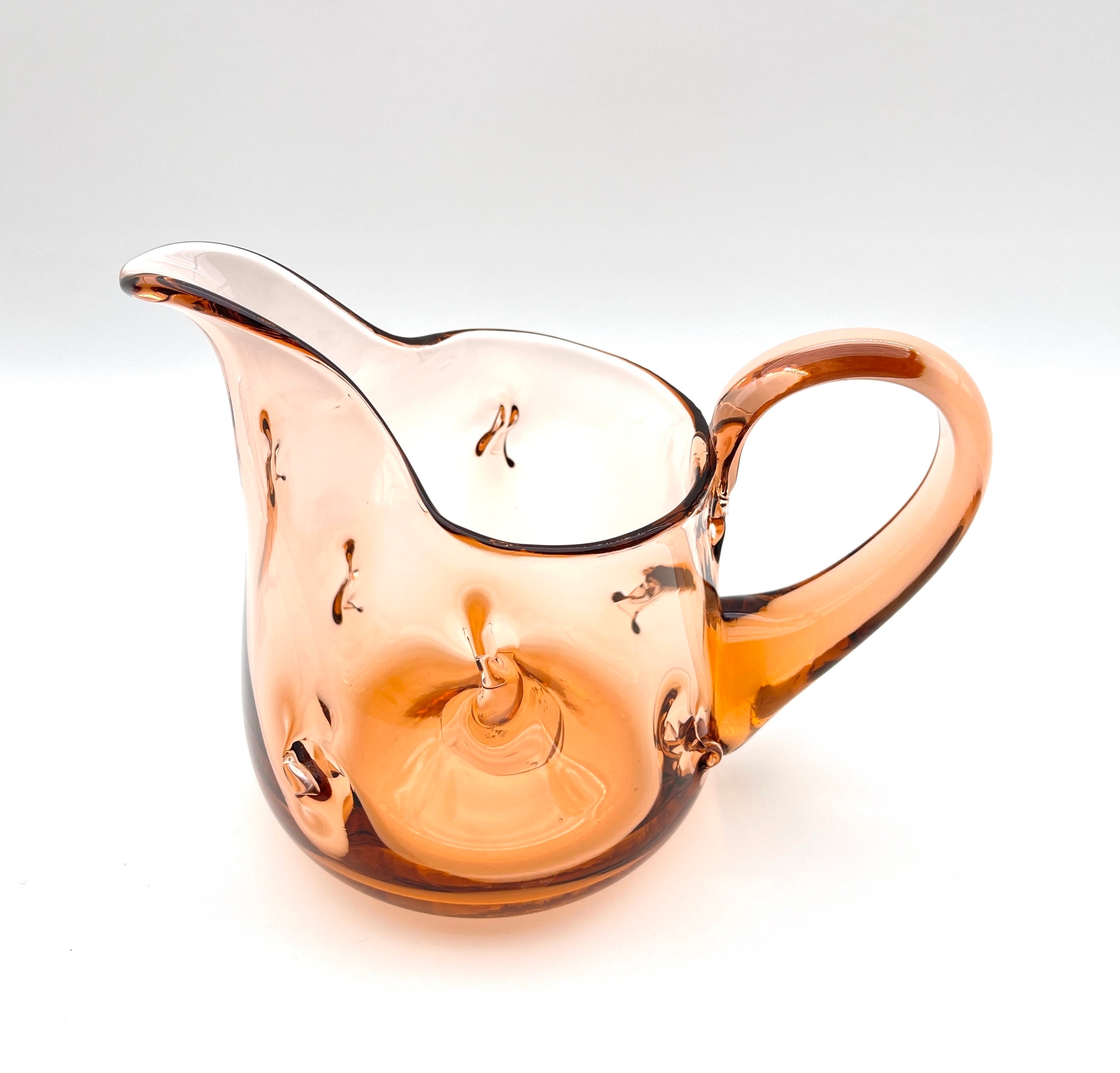 Vintage Bischoff Copperette Pinched and Dimpled Pitcher - Etsy