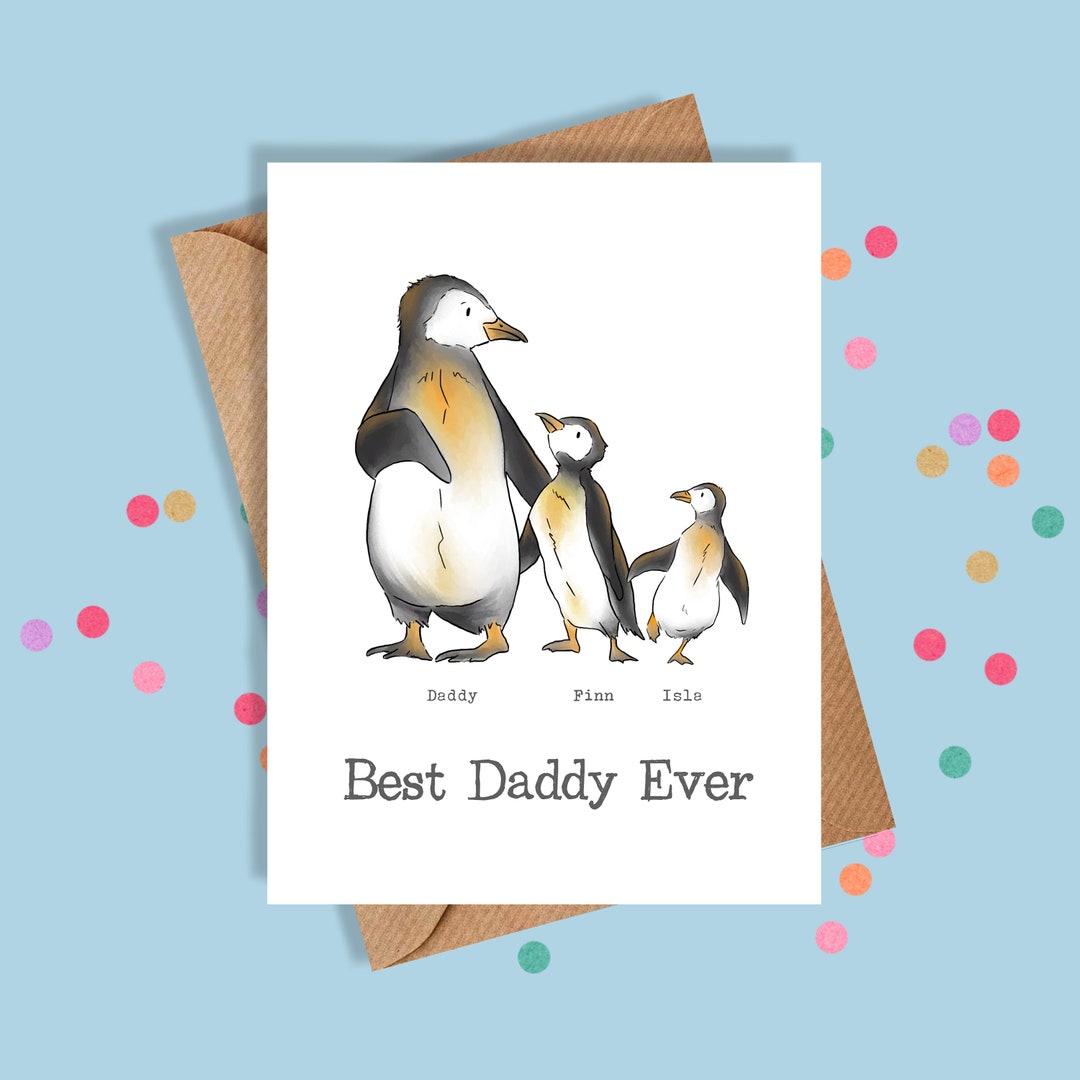 Personalised Dad Card / Fathers Day Card / Personalised Card / Daddy ...