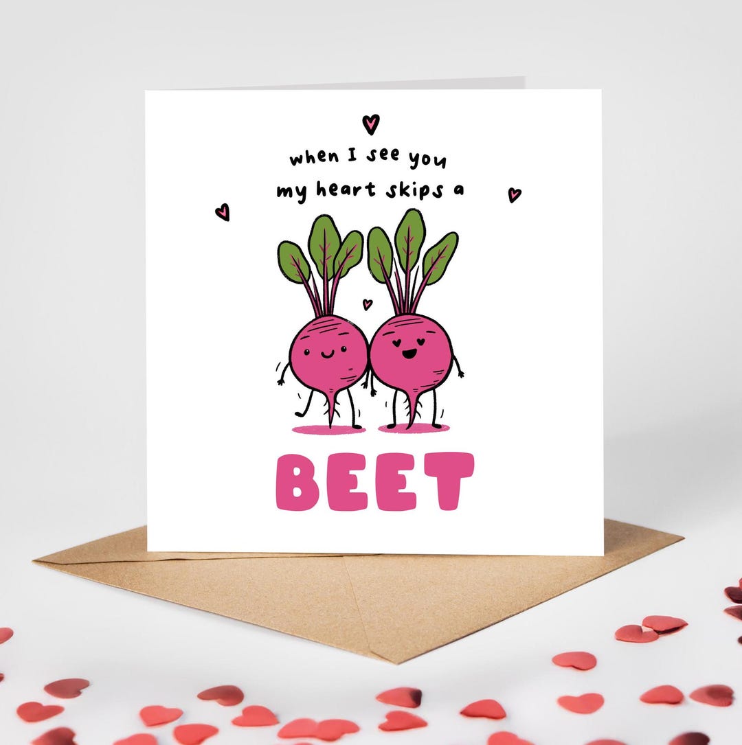Funny Beetroot Birthday Card, Funny Birthday Card, Rock & Roll Birthday ...
