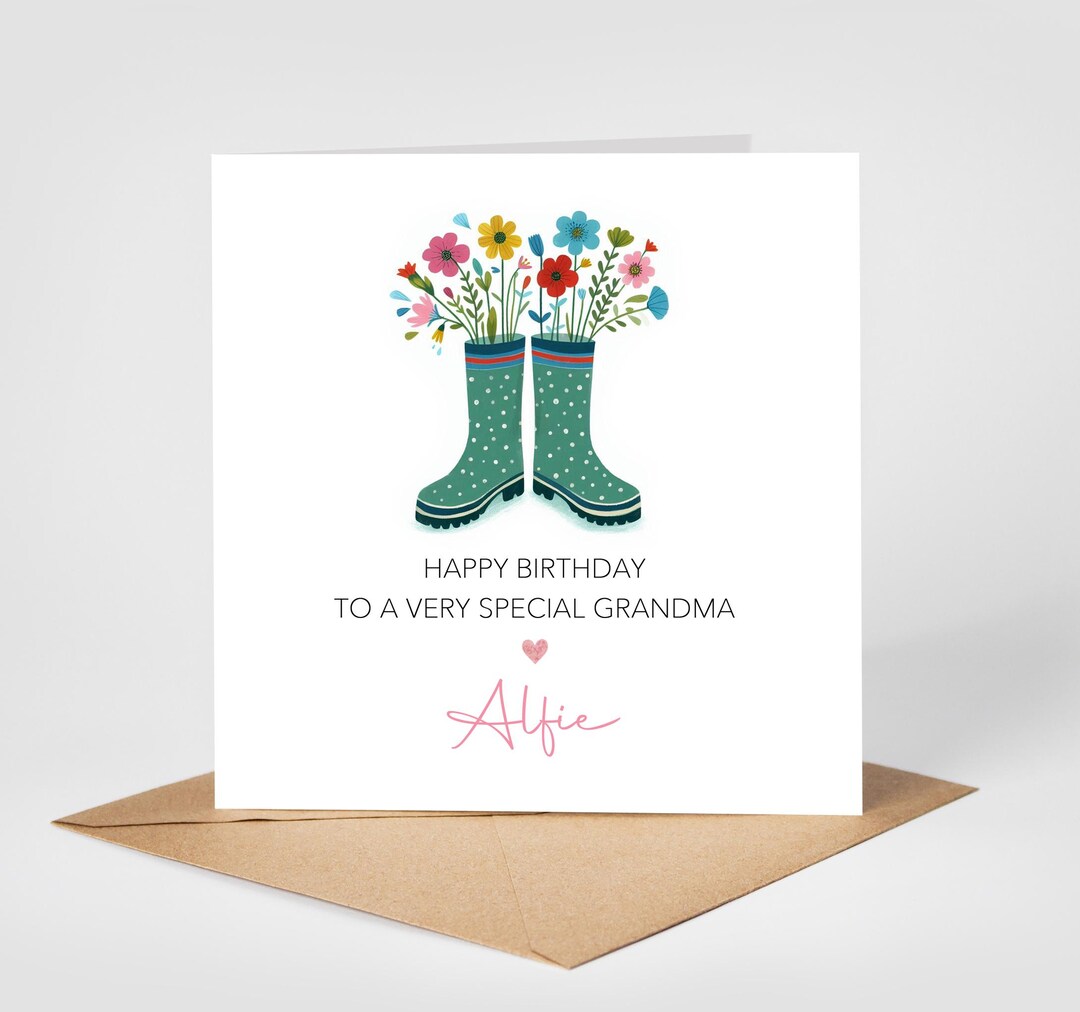 Grandma Birthday Card / Gran Birthday Card / Nana Birthday Card / Nan ...