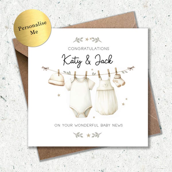 Baby 2 Congratulations - Etsy UK