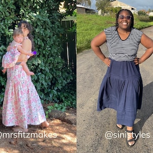 Zamora Skirt PDF Sewing Pattern | Size-inclusive 0 - 32 | Beginner ...