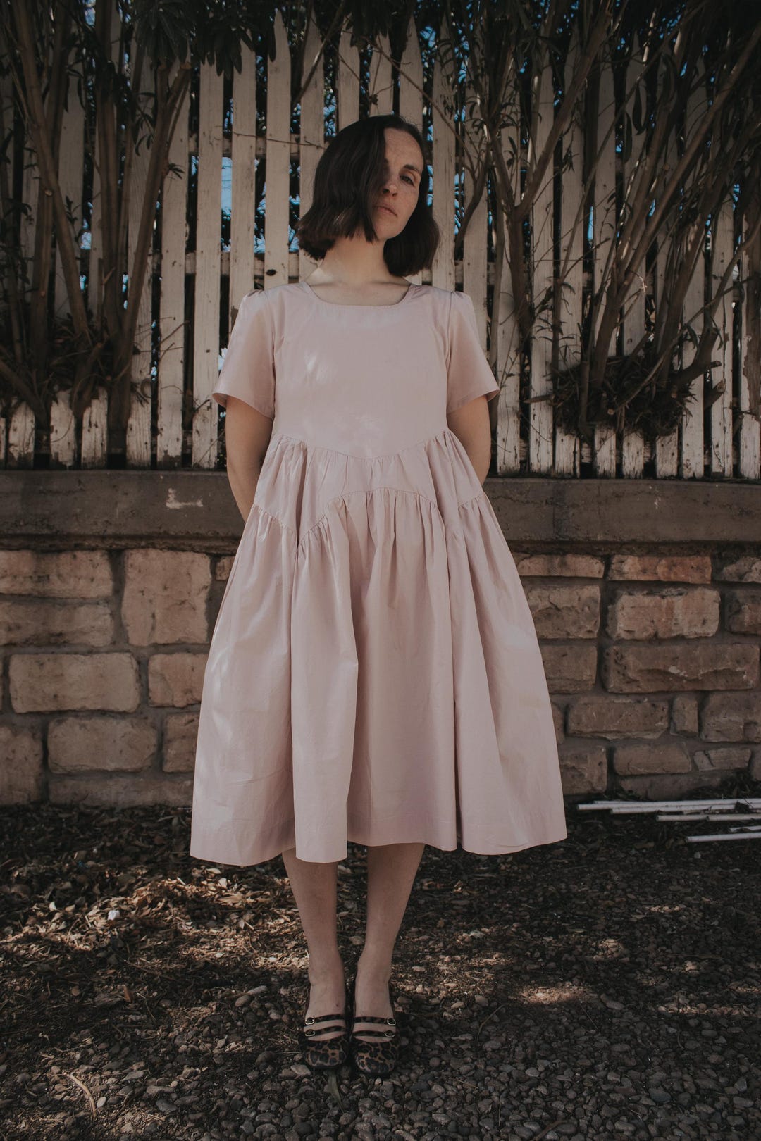 PDF Sewing Pattern - Dress - Tea Length - Basque - Scalloped Tiers ...