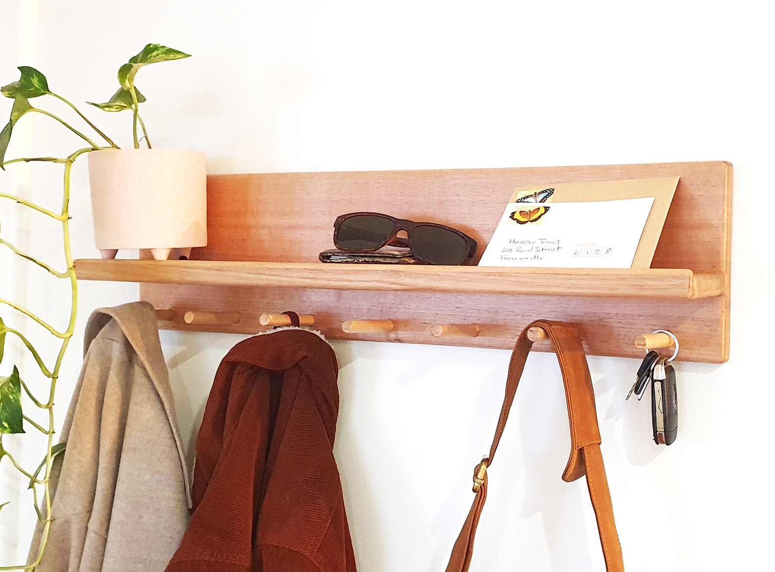 JACK Entryway Organiser Shelf Wooden Shelf Book Shelf | Etsy