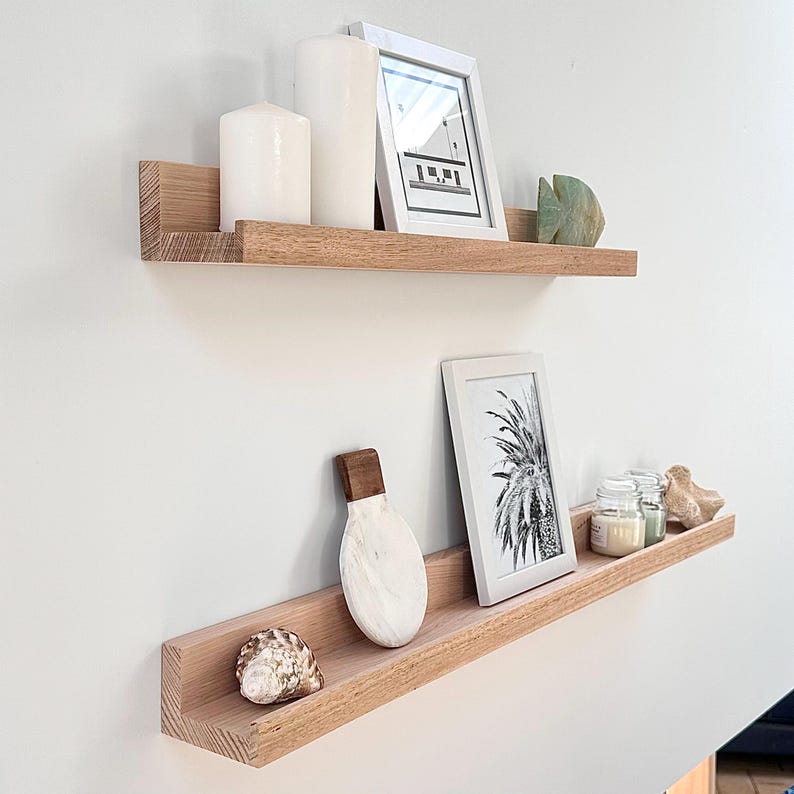 Wooden Display Ledge: Australian Timber Photo Shelf - Etsy Australia