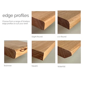 Custom Sized, Solid Oak Floating Shelves Including Our Own Strong ...
