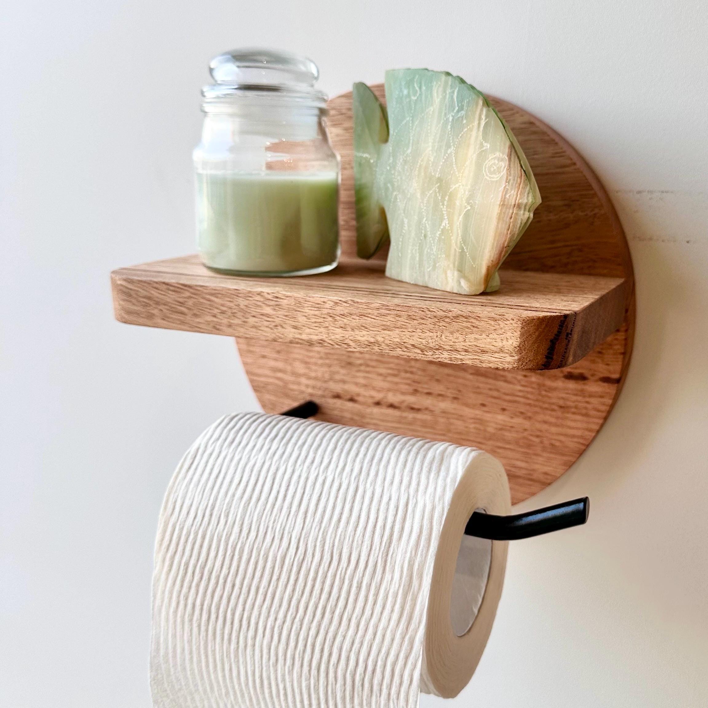 ADAM Toilet Roll Holder with a Shelf
