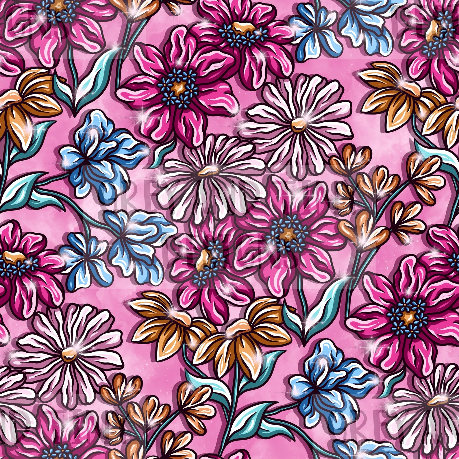BLOSSOM FLORAL FLOWERS, Pink Girly Floral, Pinkish Era, Flowery, Cute ...