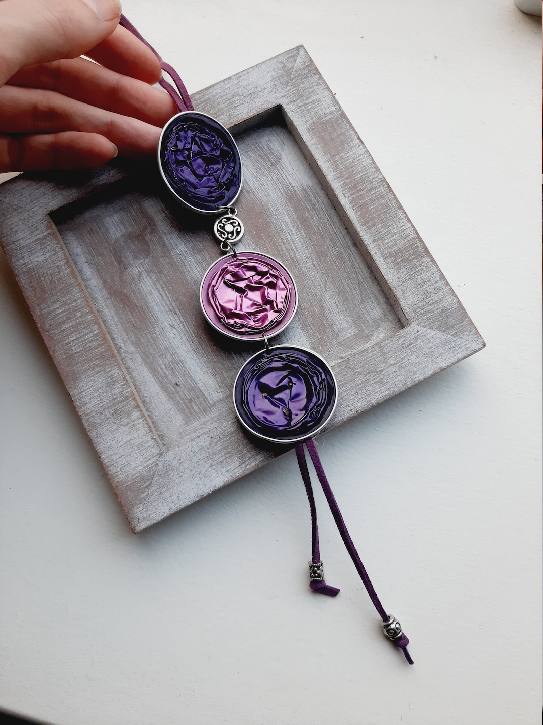 Handmade Upcycled Coffee Capsule Necklace: Eco-friendly Leather Cord - Etsy