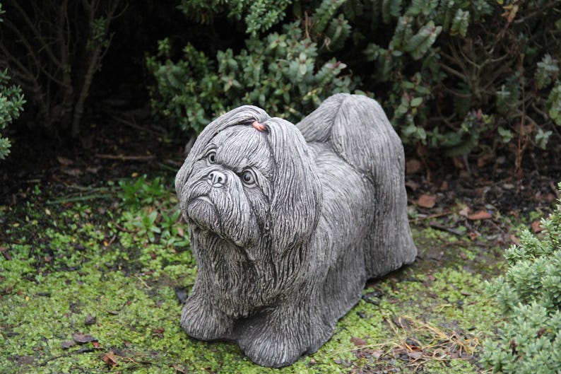shih tzu garden statue | Fasci Garden