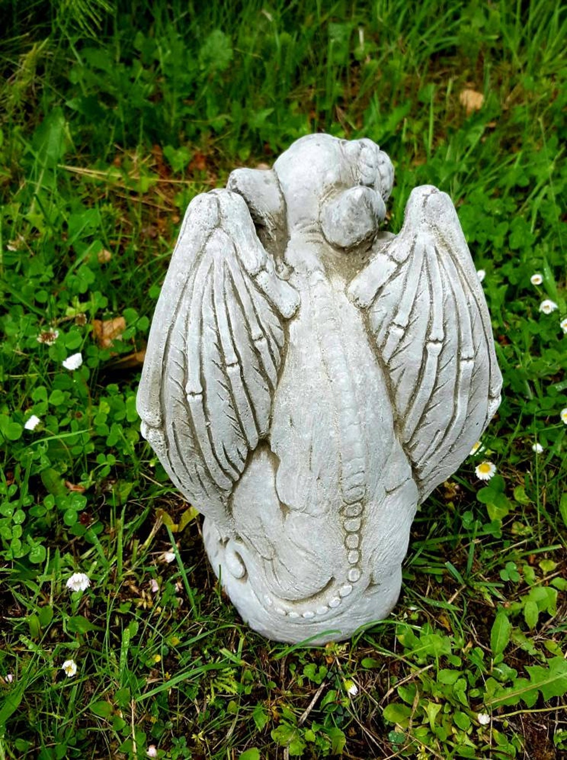 STANDING GARGOYLE STATUE Stone Ghotic Garden Ornament Highly | Etsy UK