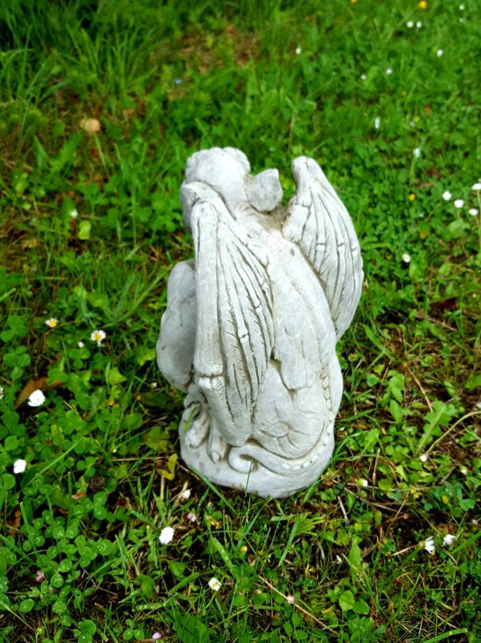 STANDING GARGOYLE STATUE Stone Ghotic Garden Ornament Highly | Etsy UK