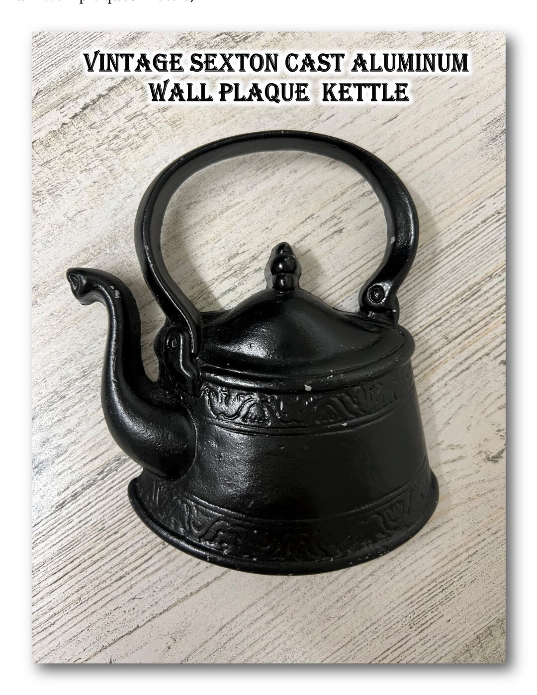 Black Cast Aluminum Sexton Vintage Kitchen Items Wall Art - Etsy