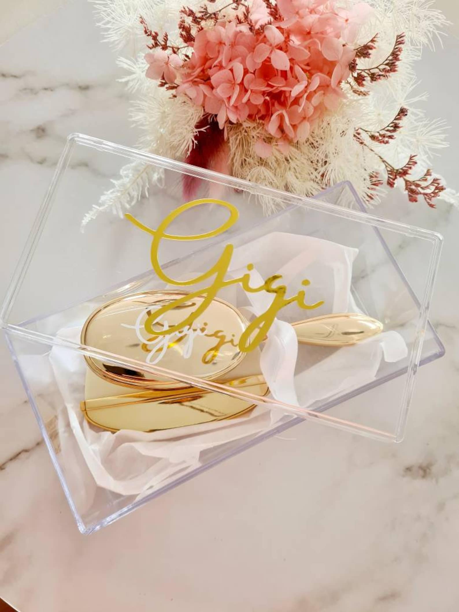 GOLD Brush & Comb Set can Be Personalised - Etsy