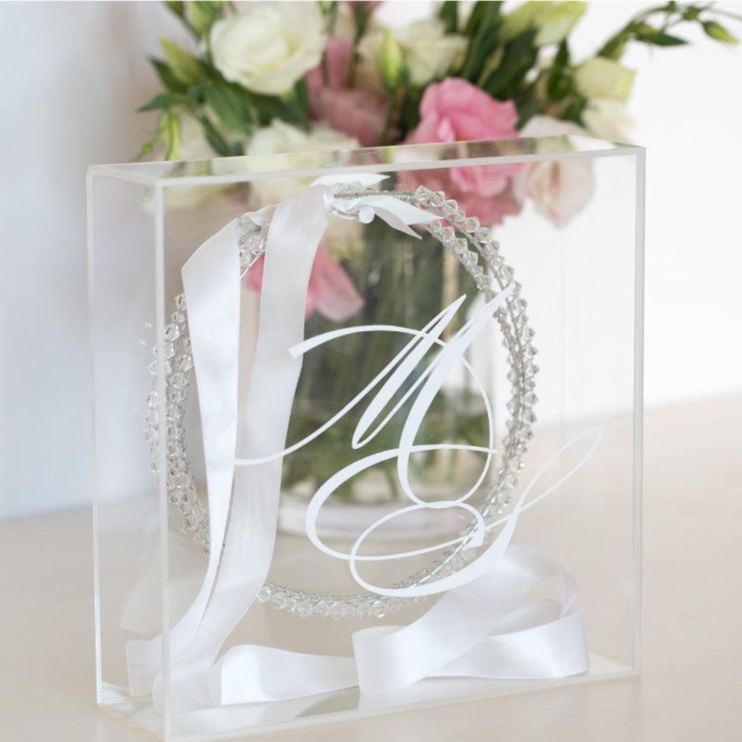 Acrylic Crown Box - Stefana - Etsy
