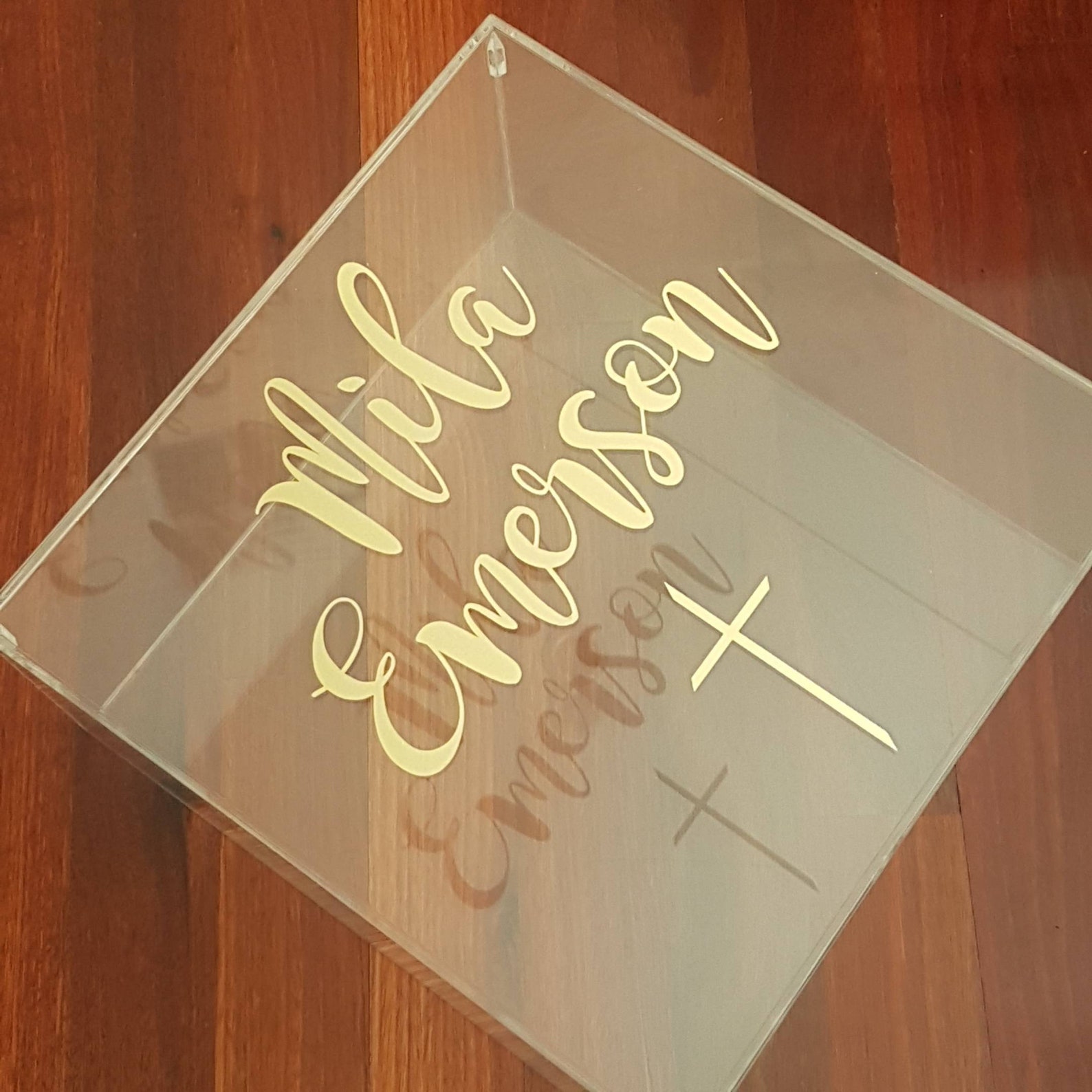 Acrylic Personalised Gift Box - Large Size - Etsy