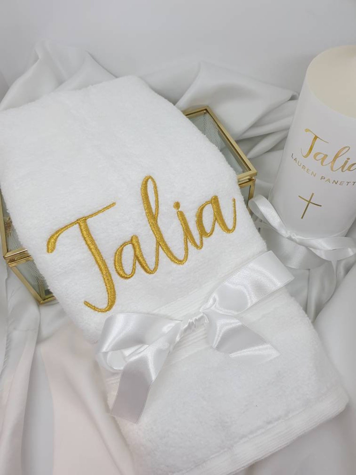Personalised Towel - Bath Towel Size Custom Name - SHERIDAN BRAND - Etsy
