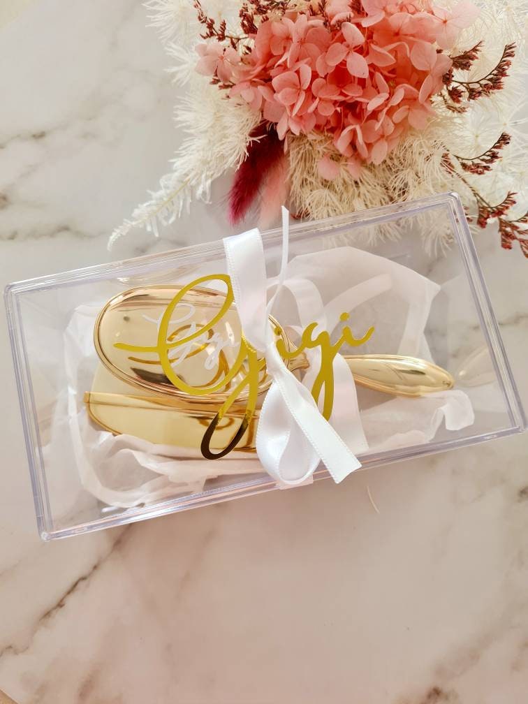 GOLD Brush & Comb Set can Be Personalised - Etsy
