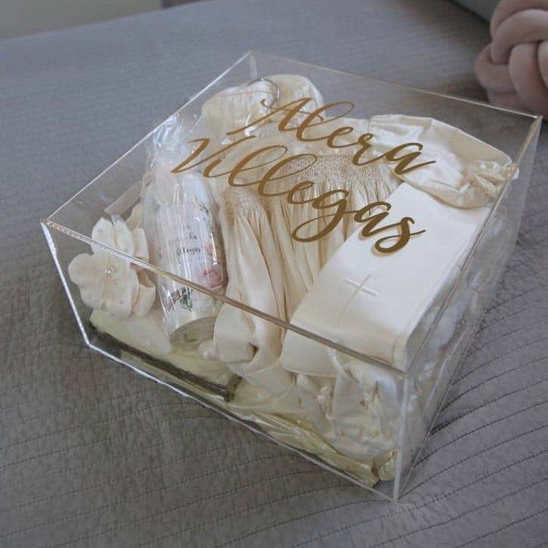 Acrylic Personalised Gift Box - Large Size - Etsy